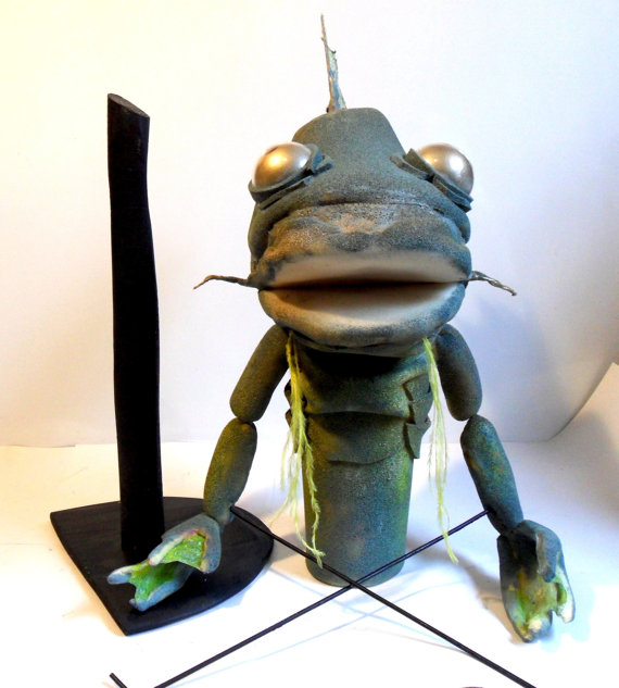 How to train your very own Cthulhu fishman puppet