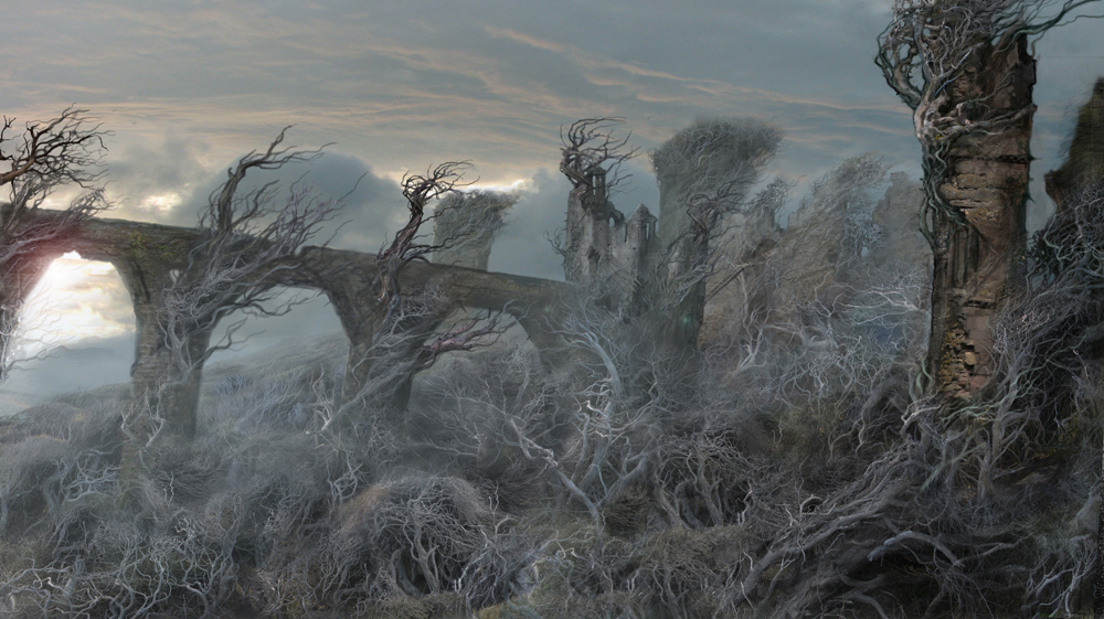 Concept art for The Hobbit: An Unexpected Journey