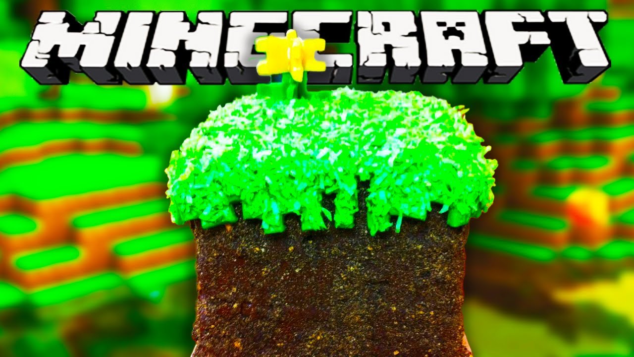 Here's how you bake a Minecraft cake