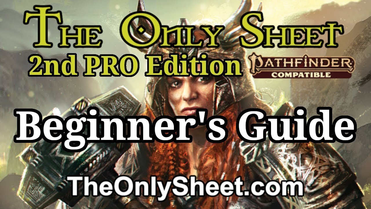 The Only Sheet (TOS) makes Core edition for Pathfinder 2e free