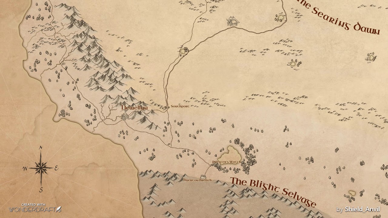 Quickly re-draw the fantasy map for your RPG: Wonderdraft adds magic ...