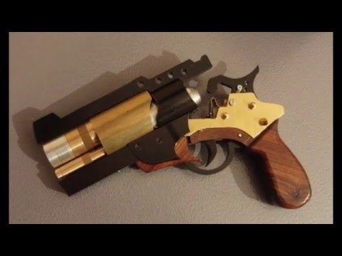 A homemade laser revolver, improved