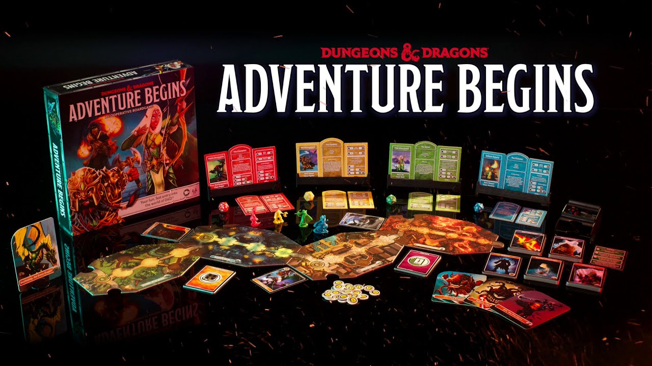 Adventure Begins D D Launches Board Game For 2 4 Players 10 And Up